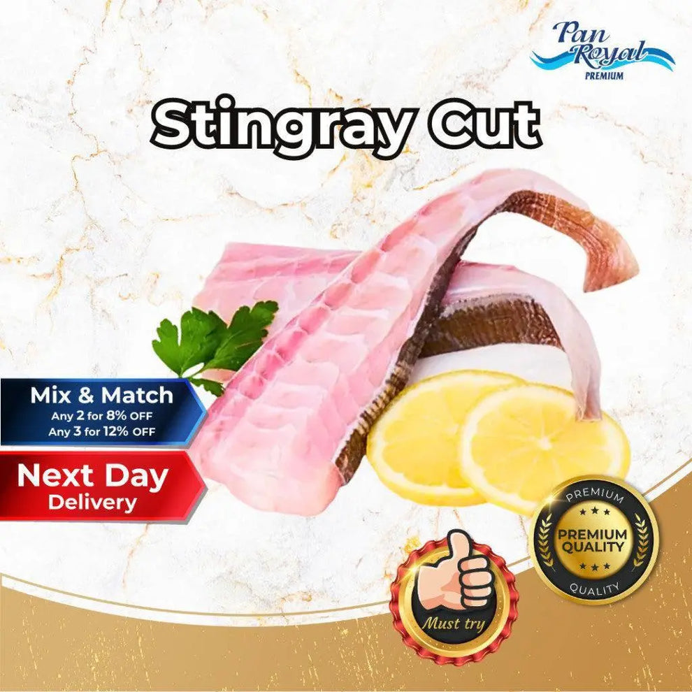 [PAN ROYAL] Fresh Frozen Stingray Cut (500g +/-) – Pan Ocean Singapore ...