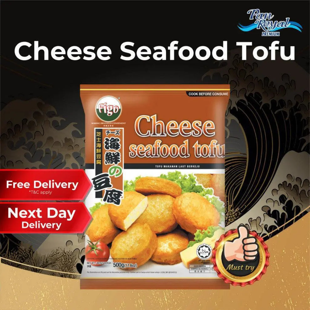 [PAN ROYAL] Frozen Cheese Seafood Tofu (500g +/-) – Pan Ocean Singapore