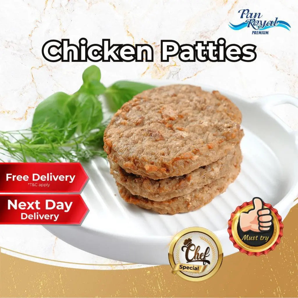 [PAN ROYAL] Frozen Chicken Patties (10 pcs) – Pan Ocean Singapore - Sea ...