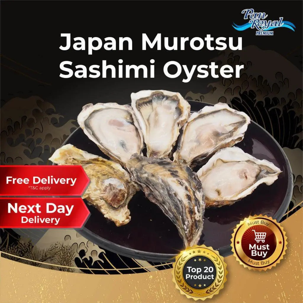 Frozen Japan Murotsu Oyster (Sashimi Grade) 144 pcs | Pan Ocean Singapore