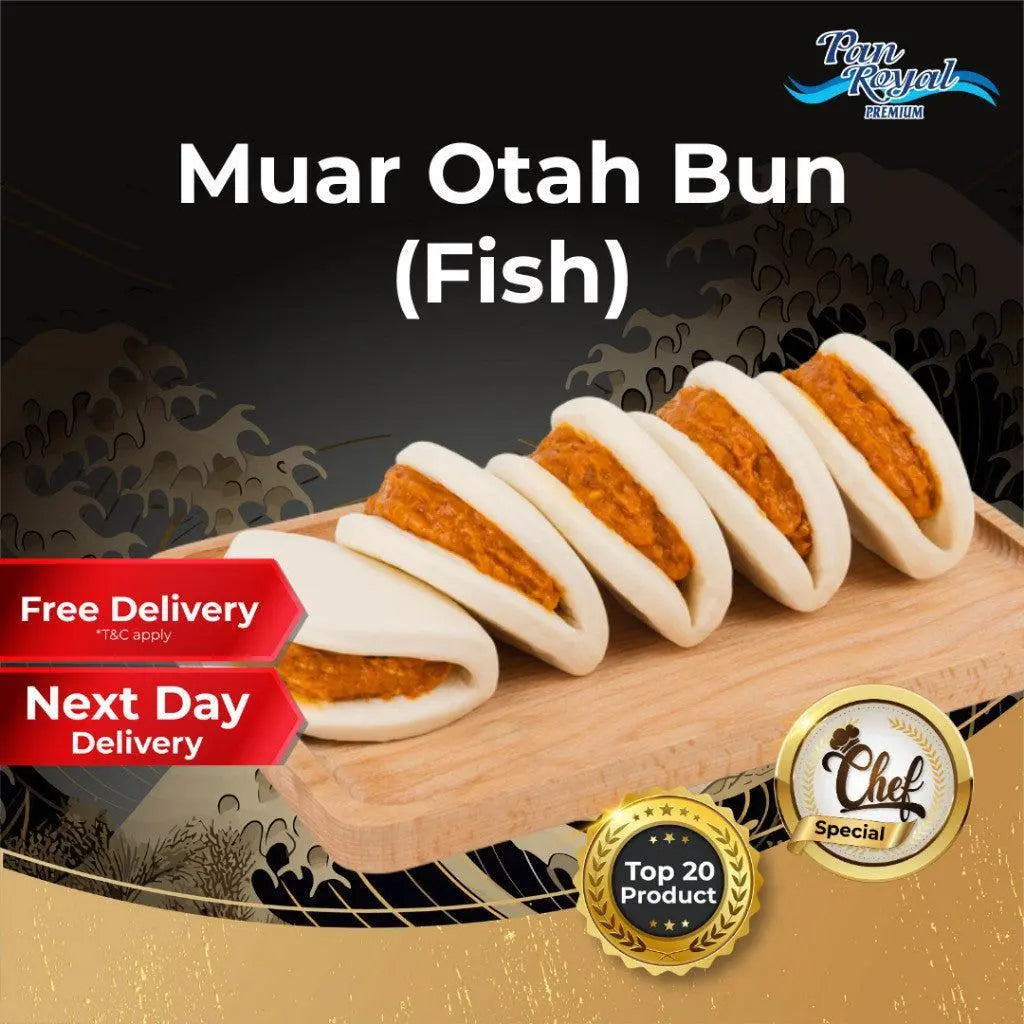 Delicious Otah Bun - Frozen Muar Otah Buns 5 pcs – Pan Ocean Singapore ...