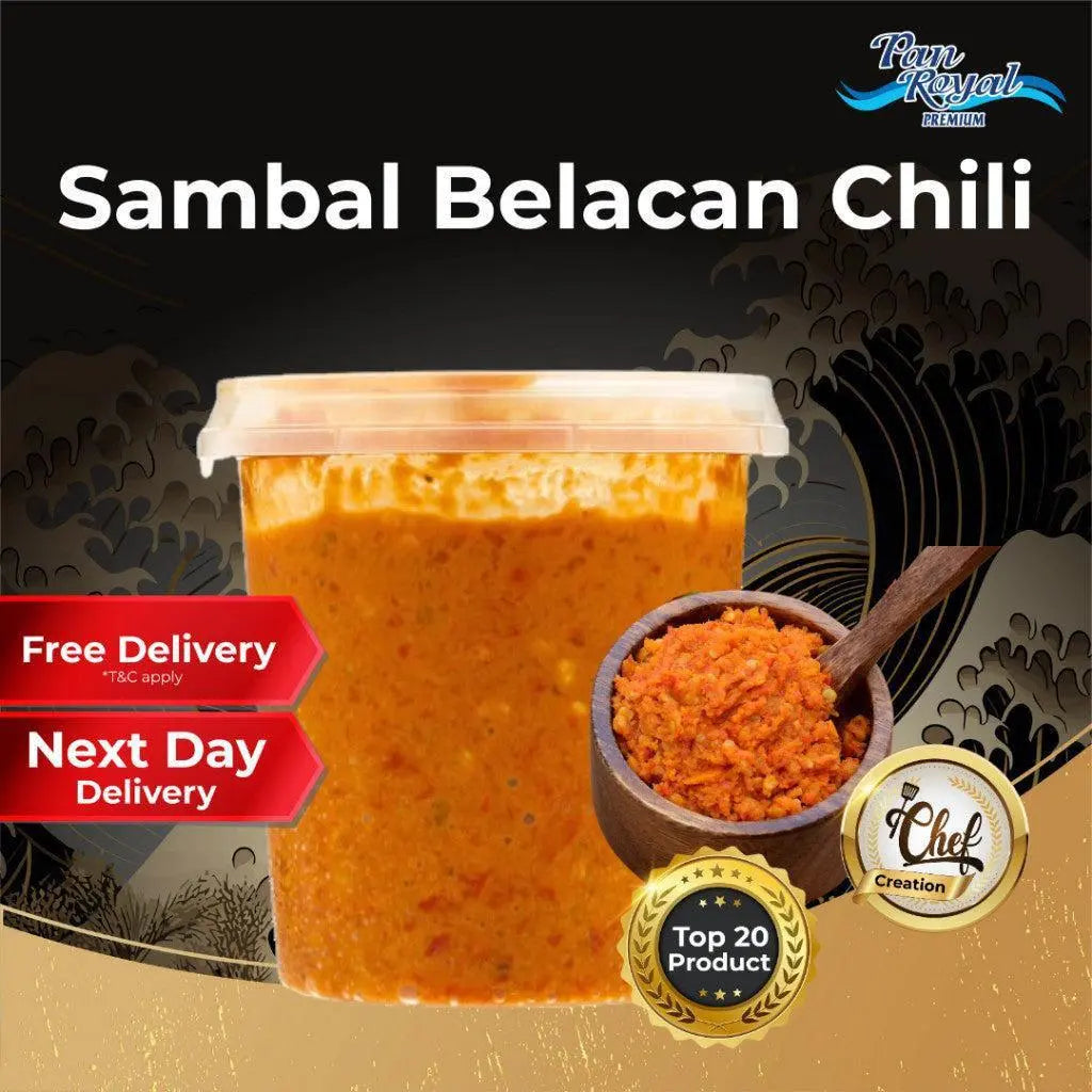 [PAN ROYAL] Sambal Belacan Tub (180g +/-) – Pan Ocean Singapore - Sea ...